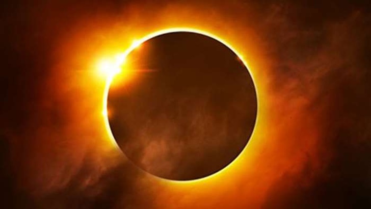 Solar eclipse today