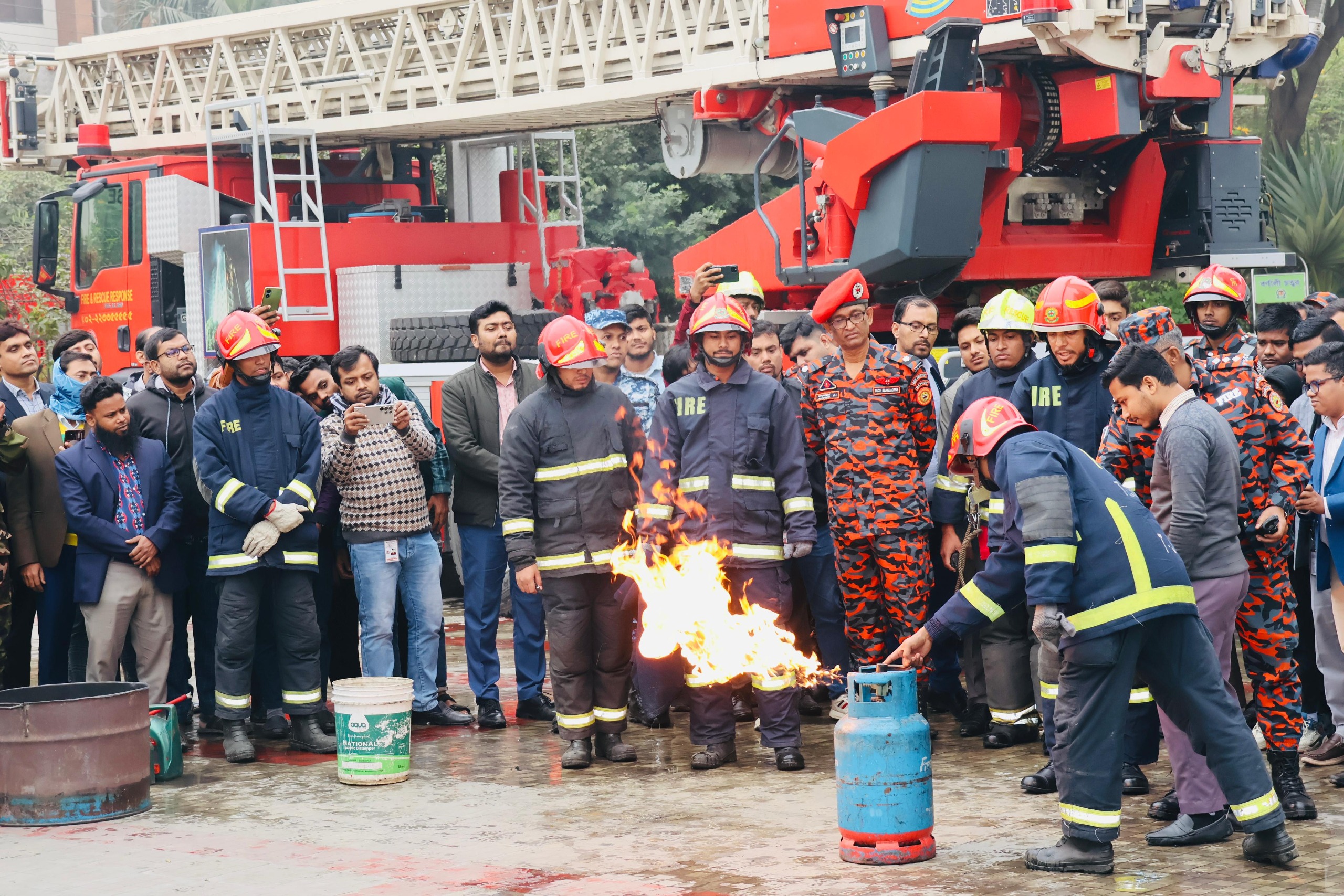Fire Service Conducts Fire Safety Awareness Drill at Election ...