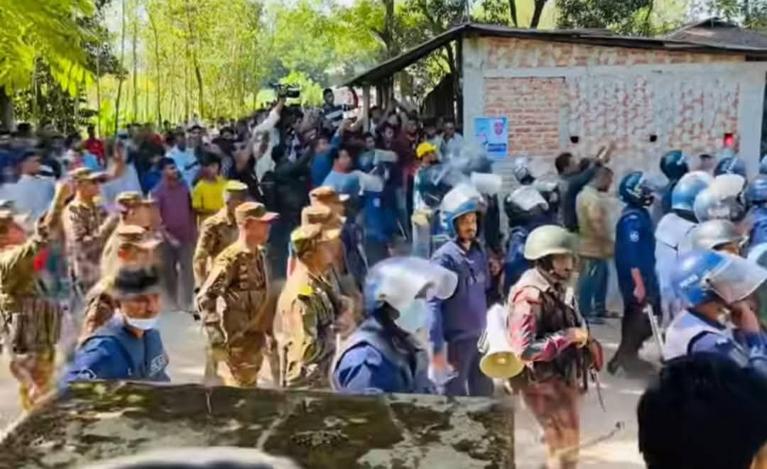 Police, BGB, including 7 injured in illegal brick kiln demolition drive ...